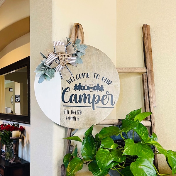 Welcome Camper Sign - Etsy