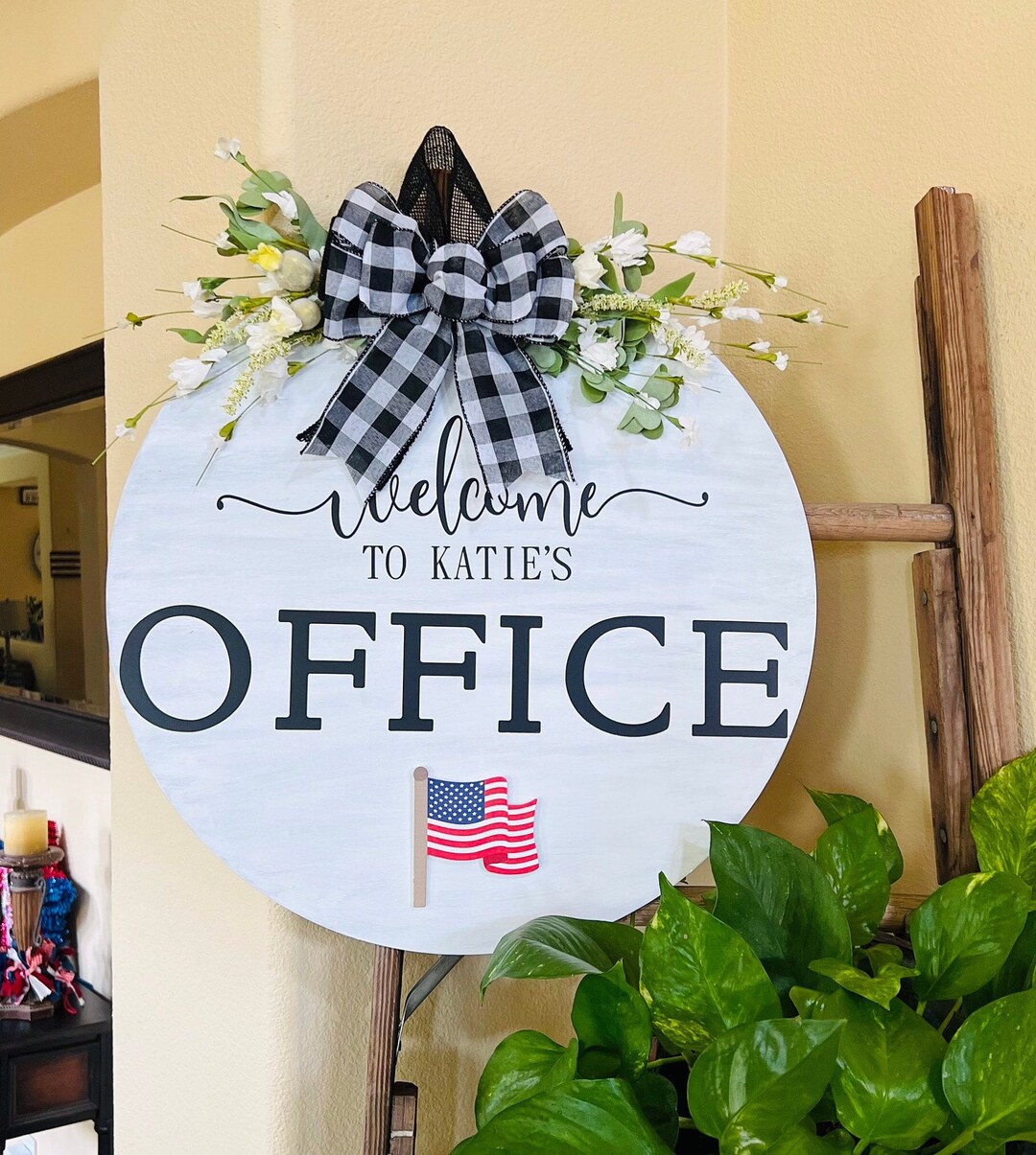 Interchangeable Sign for Office Seasonal Door Hanger Office - Etsy