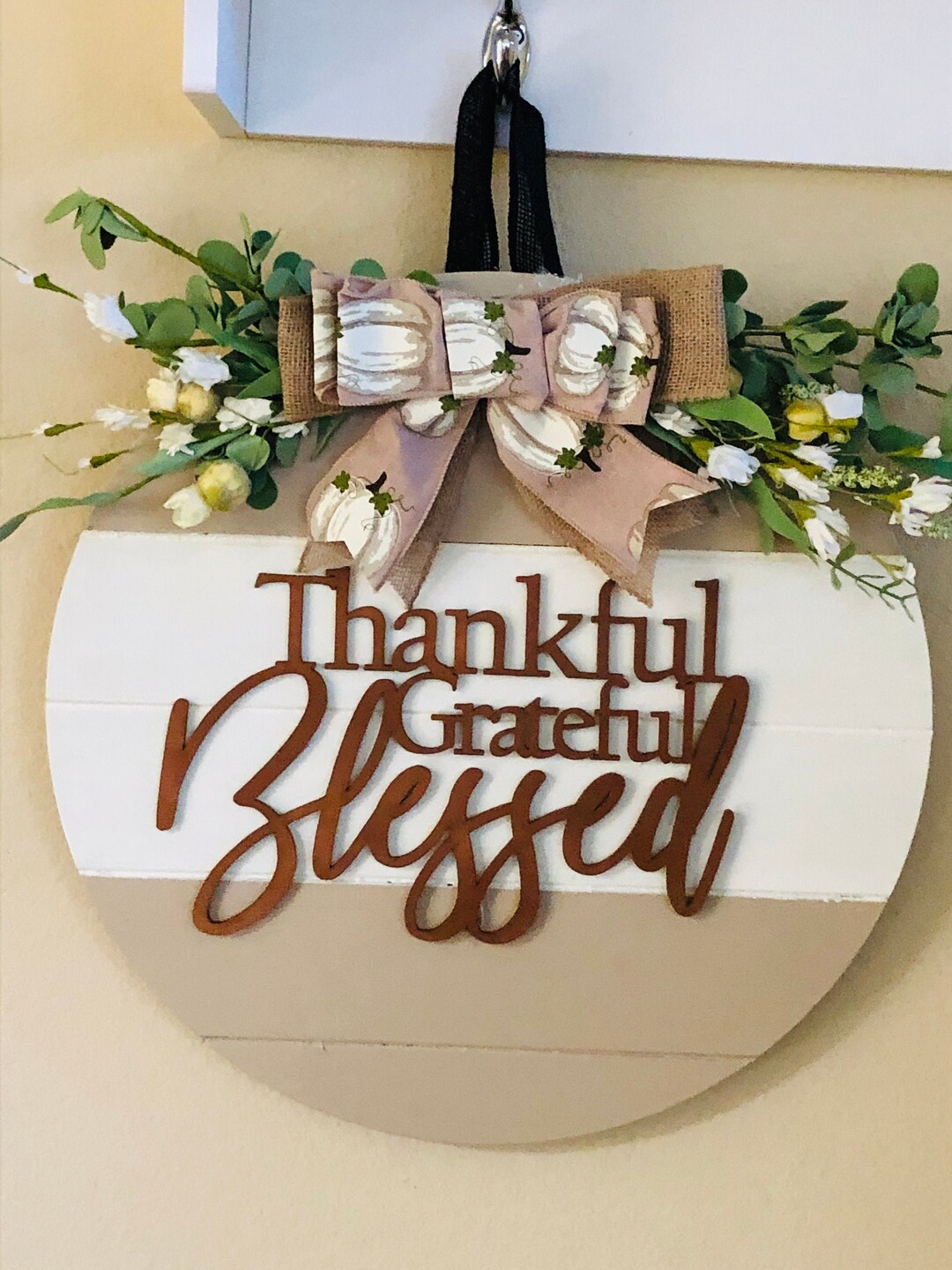 Fall Welcome Door Sign Thanksgiving Door Hanger Fall Wood - Etsy