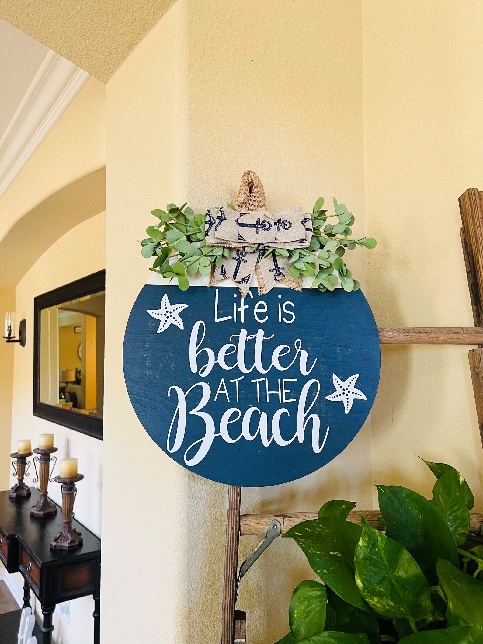 Beach Door Decor Beach Door Hanger Nautical Door Sign Beach - Etsy