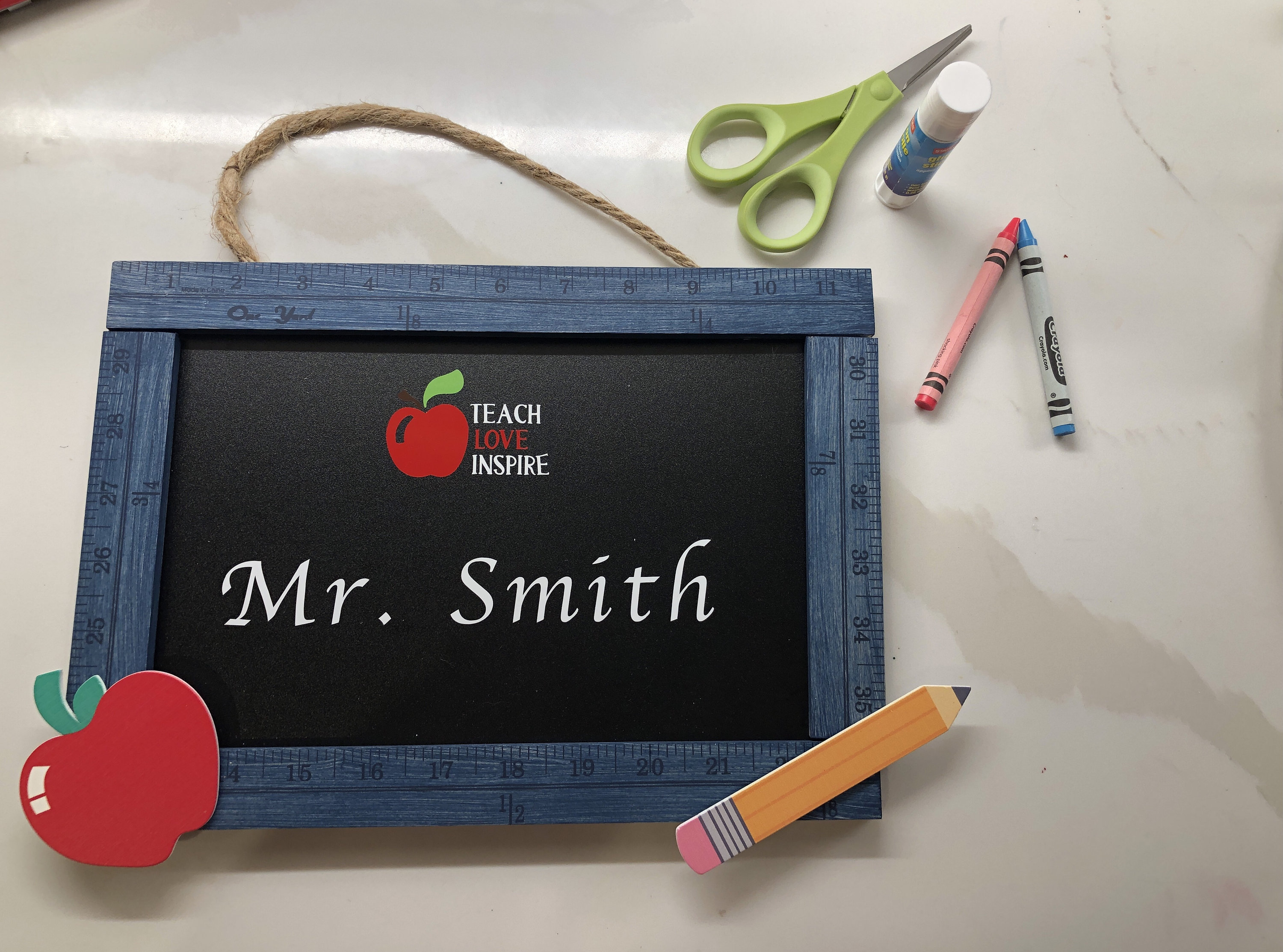 Personalized Teacher Sign Chalkboard Sign Teacher Name Sign | Etsy