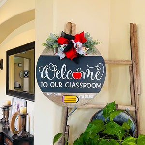 Teacher Door Decor, Classroom Door Hanger, Teacher Door Sign, Teacher ...