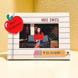 Personalized Teacher Picture Frame, Teacher Class Frame, Gift for ...
