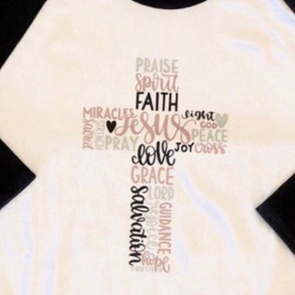 Cross Made by Words - Etsy