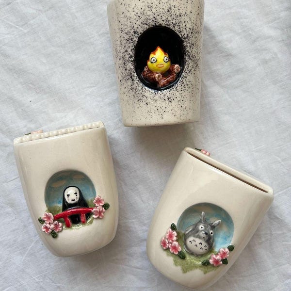 No Face Studio Ghibli - Etsy