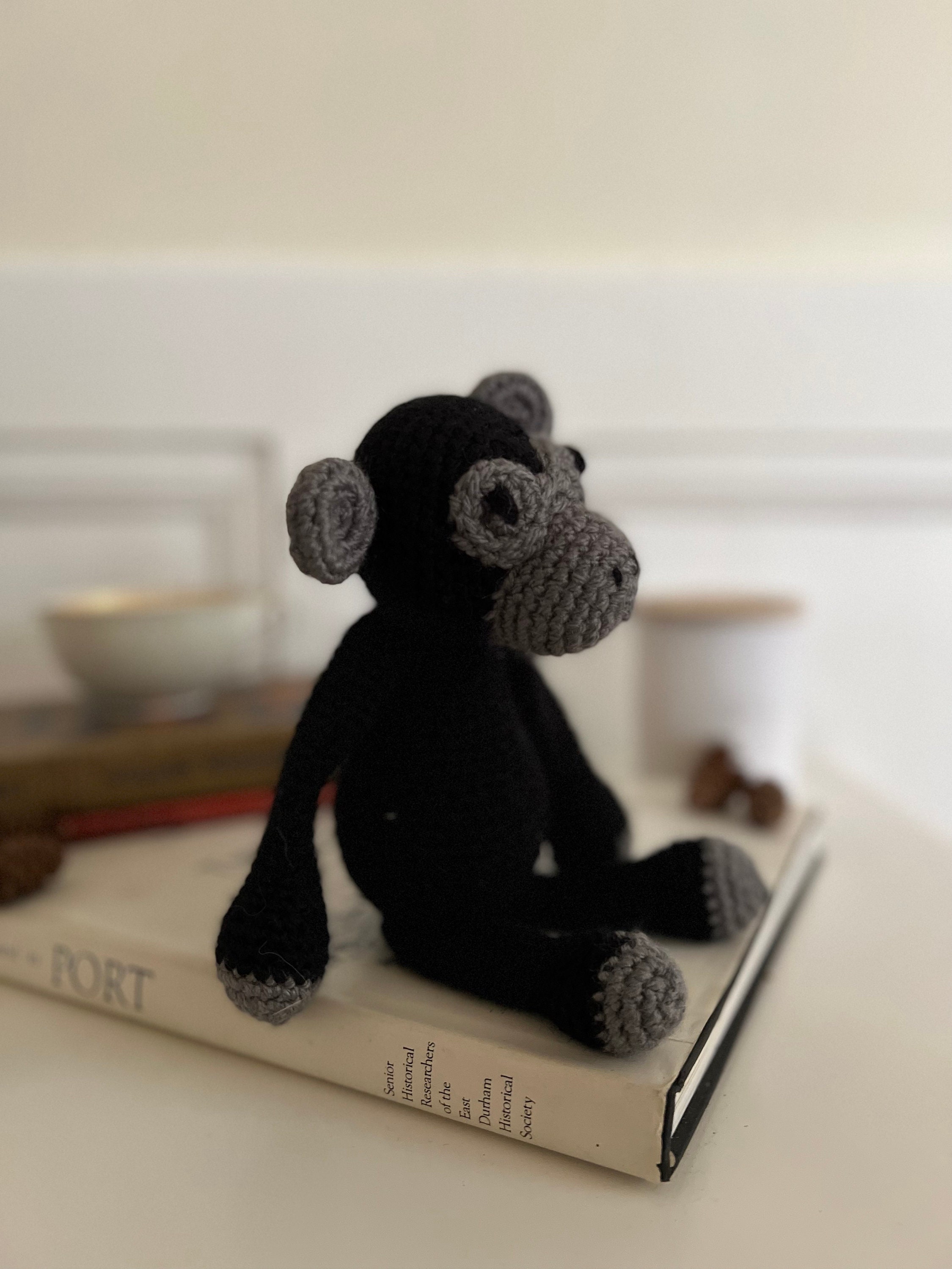 Charlie the Chimp - Handmade Crochet Chimpanzee - Etsy