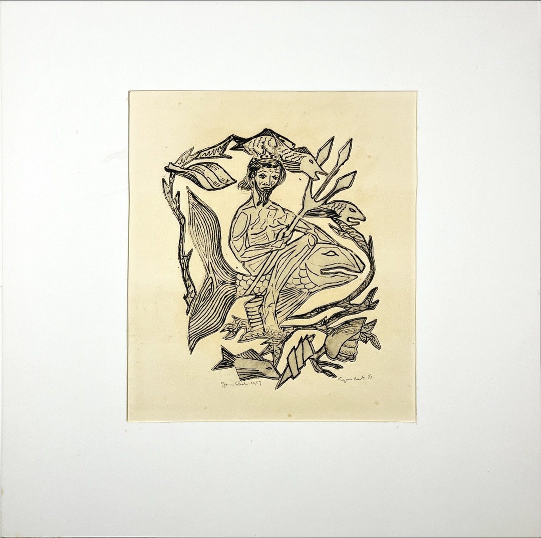 Jan Van Riel - Etching - Hand Signed - Etsy