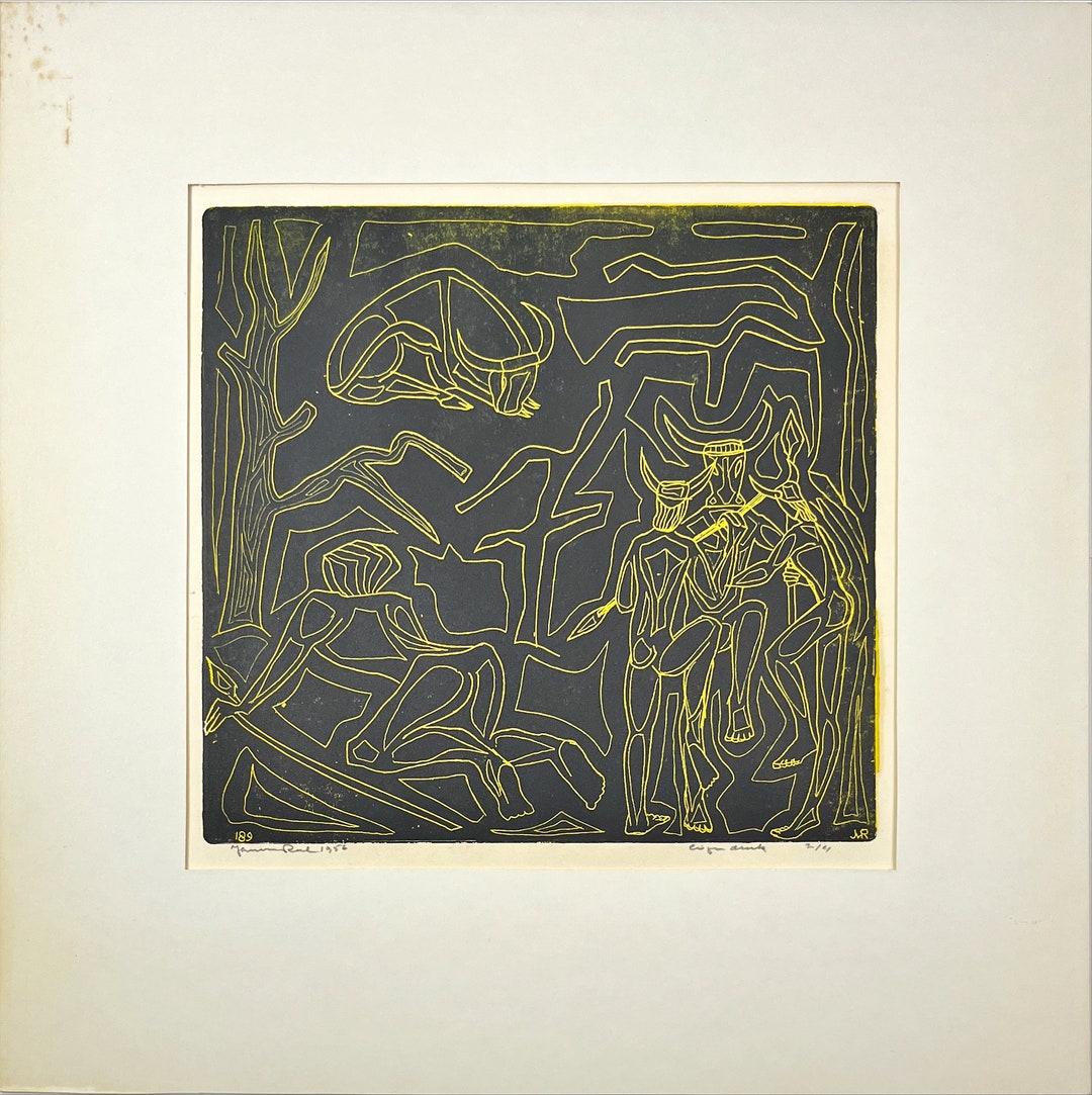 Jan Van Riel Etching Hand Signed - Etsy