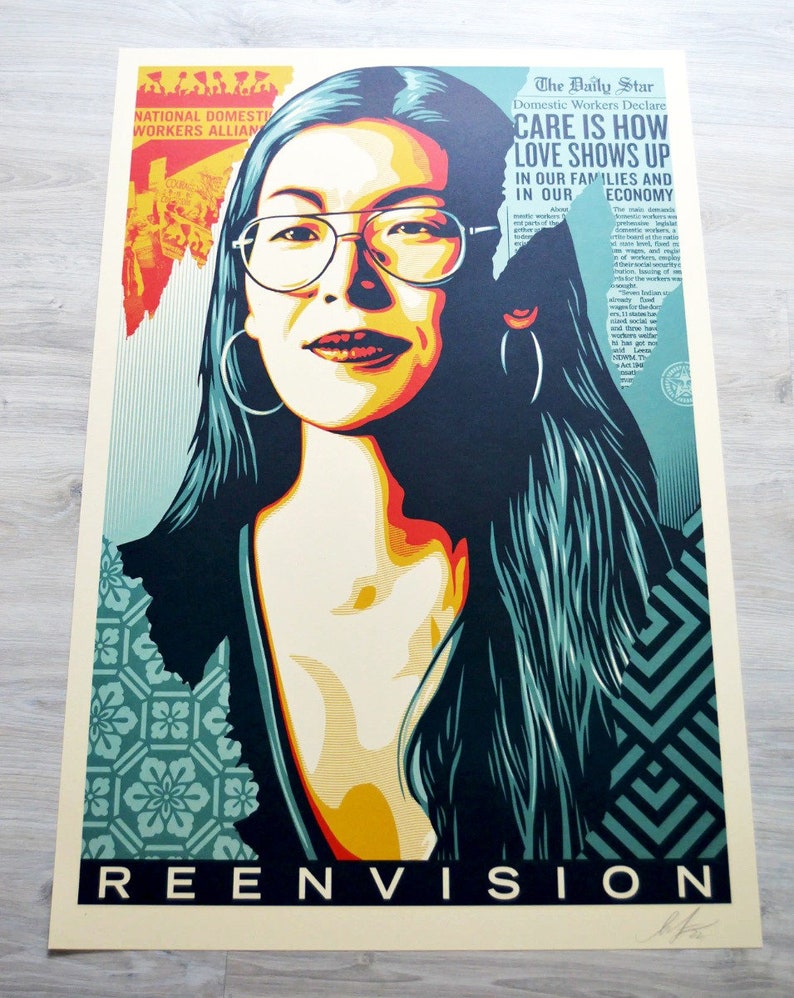 Shepard Fairey - Reenvision - Hand Signed - Etsy