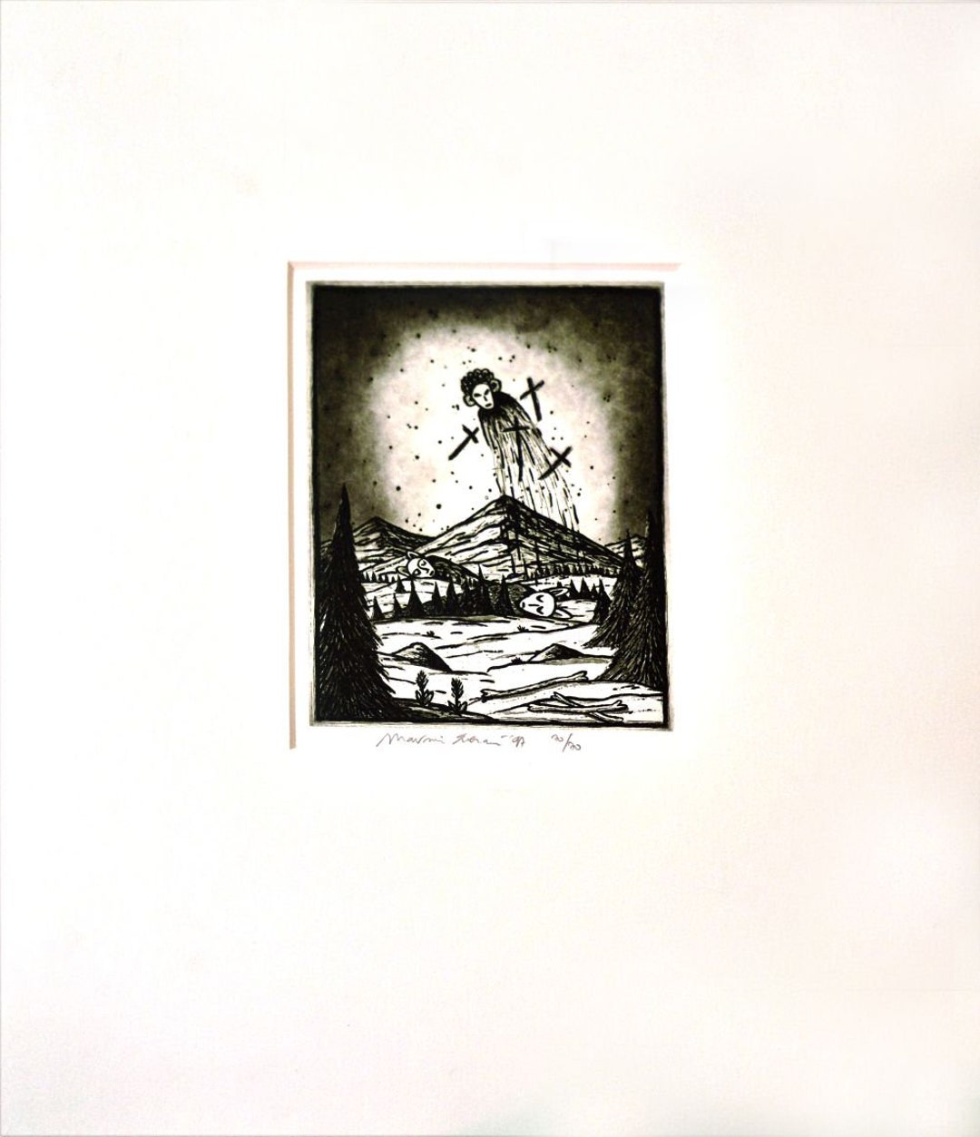 Undecipherable Artist - Etching - Handsigned - Etsy