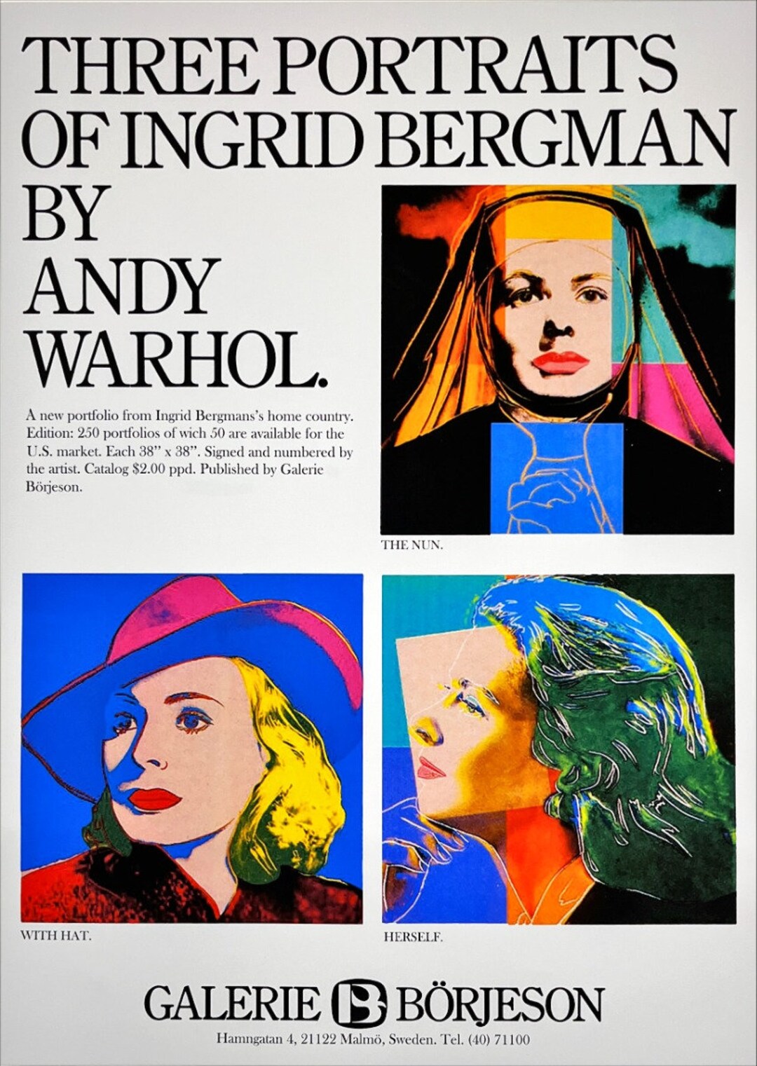 Andy Warhol - Exhibition Poster - Etsy