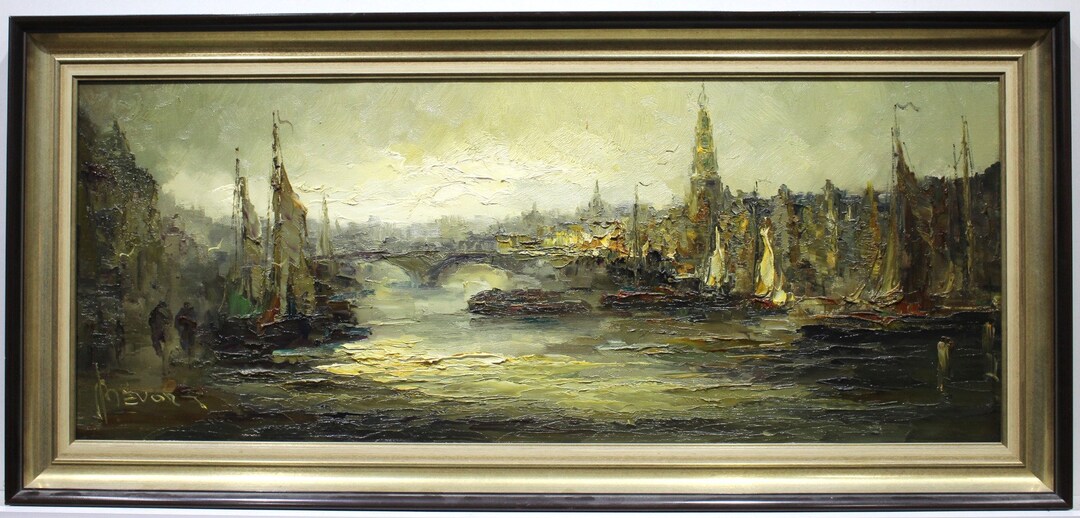 Jan Bévort - Oil Painting on Canvas - Hand Signed - Etsy