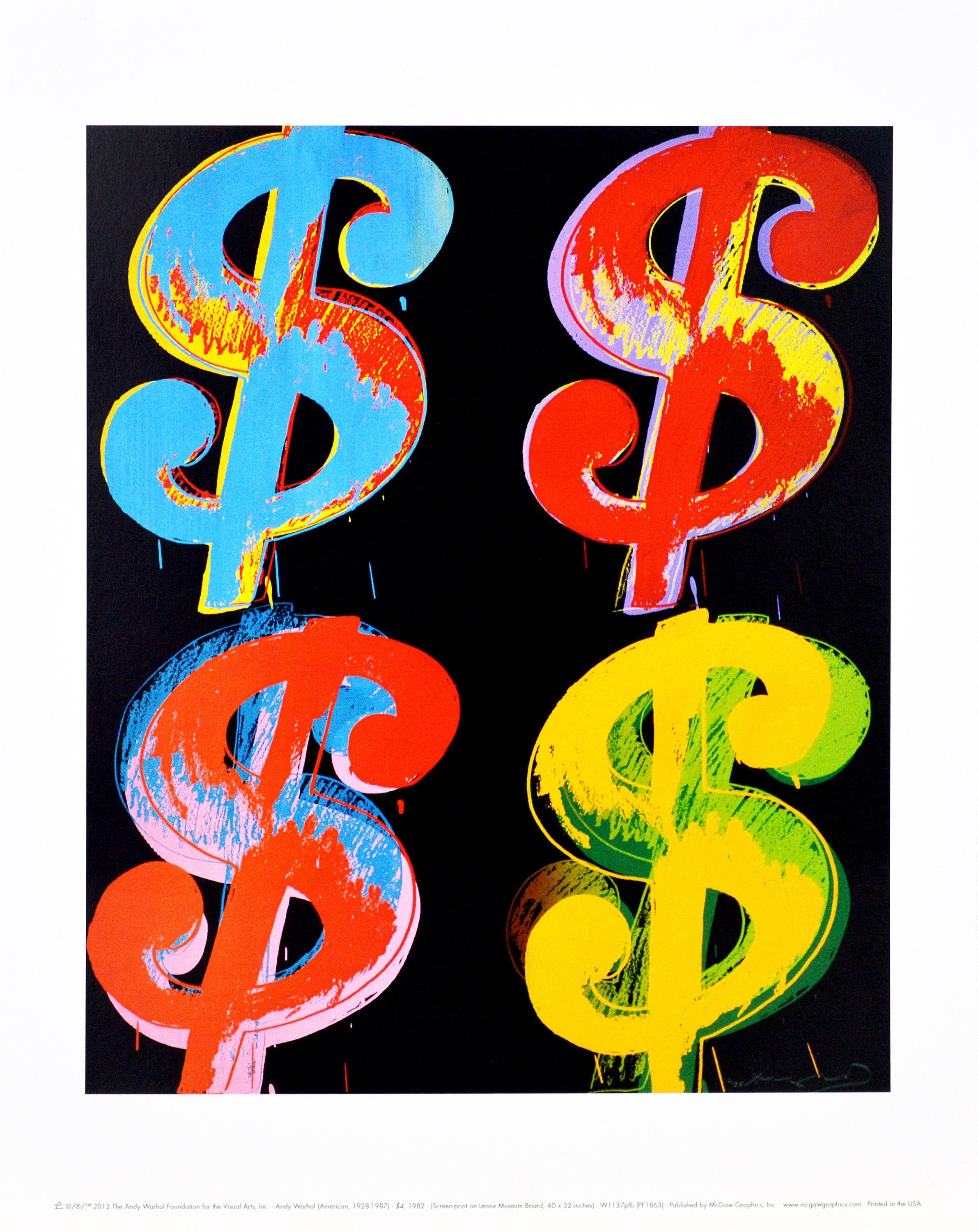 Andy Warhol Dollar Sign
