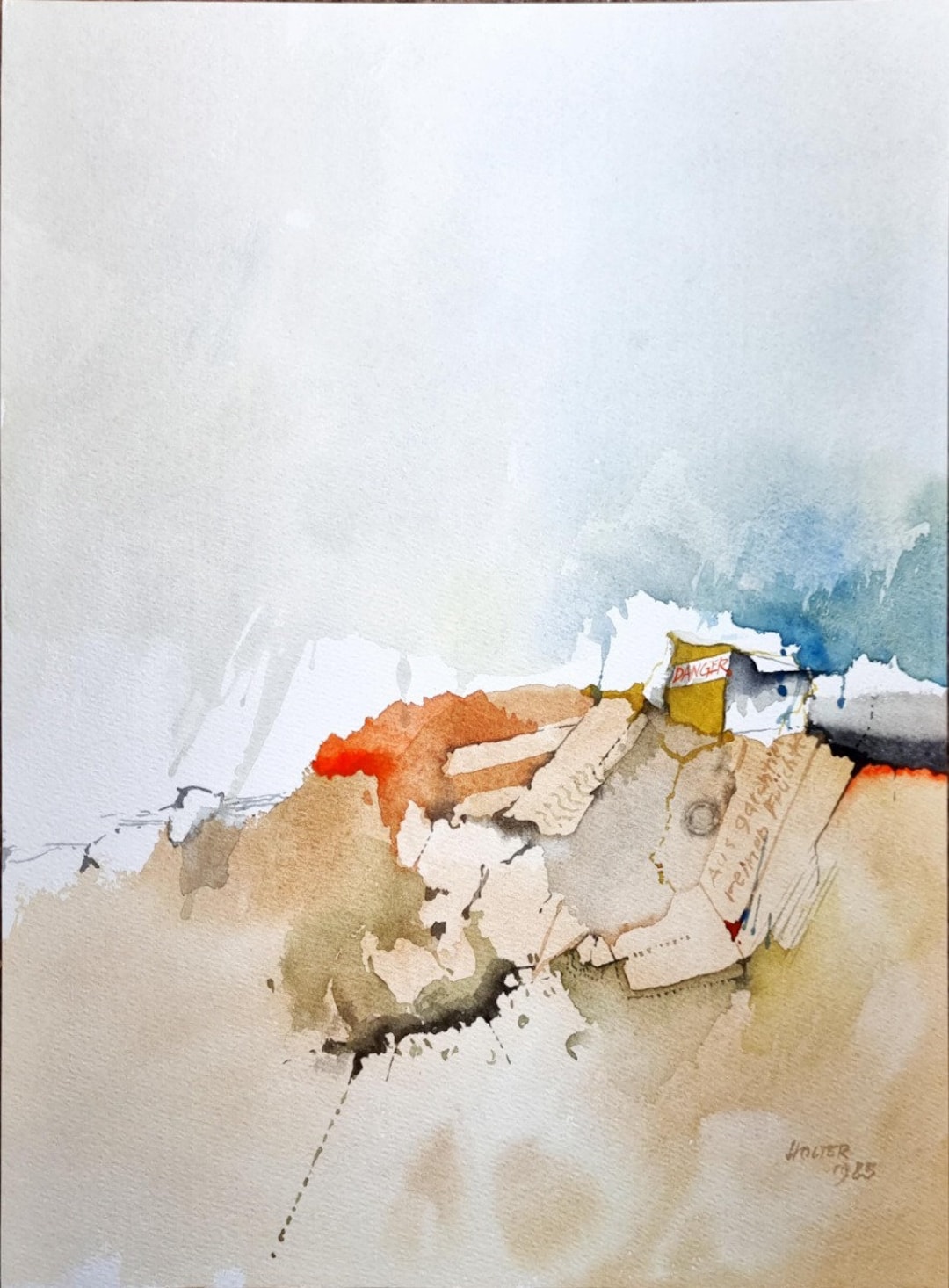 Michael Holter - Watercolor - Hand Signed - Etsy