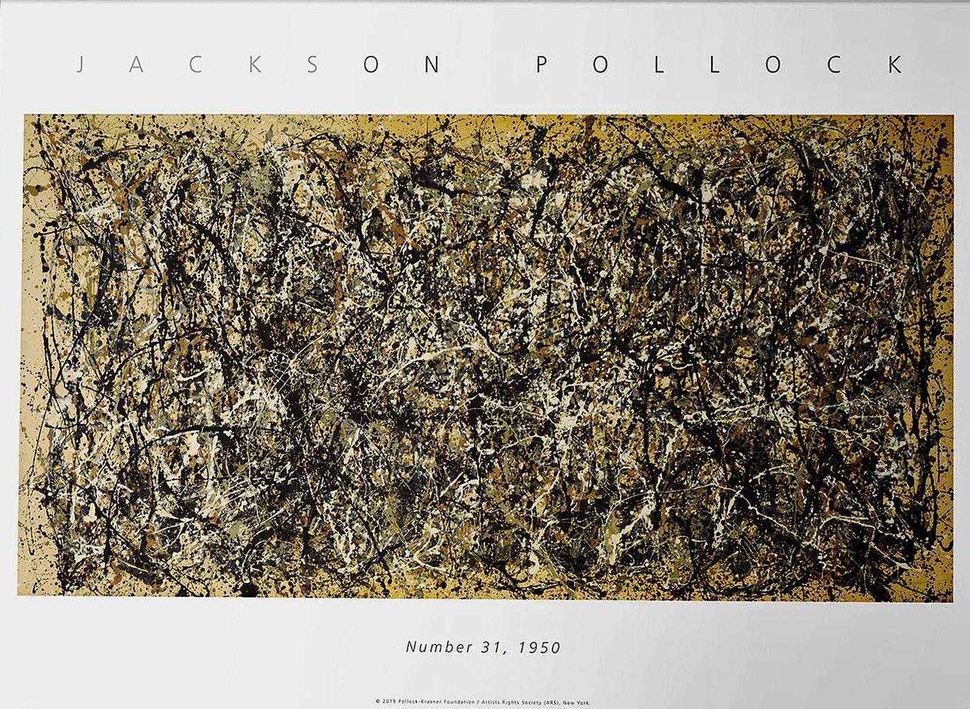 Jackson Pollock - NUMBER 31 - Etsy