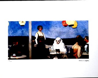 Edward Hopper chair Car,1965 Lithograph, Certificate, Signed, Top Wall ...