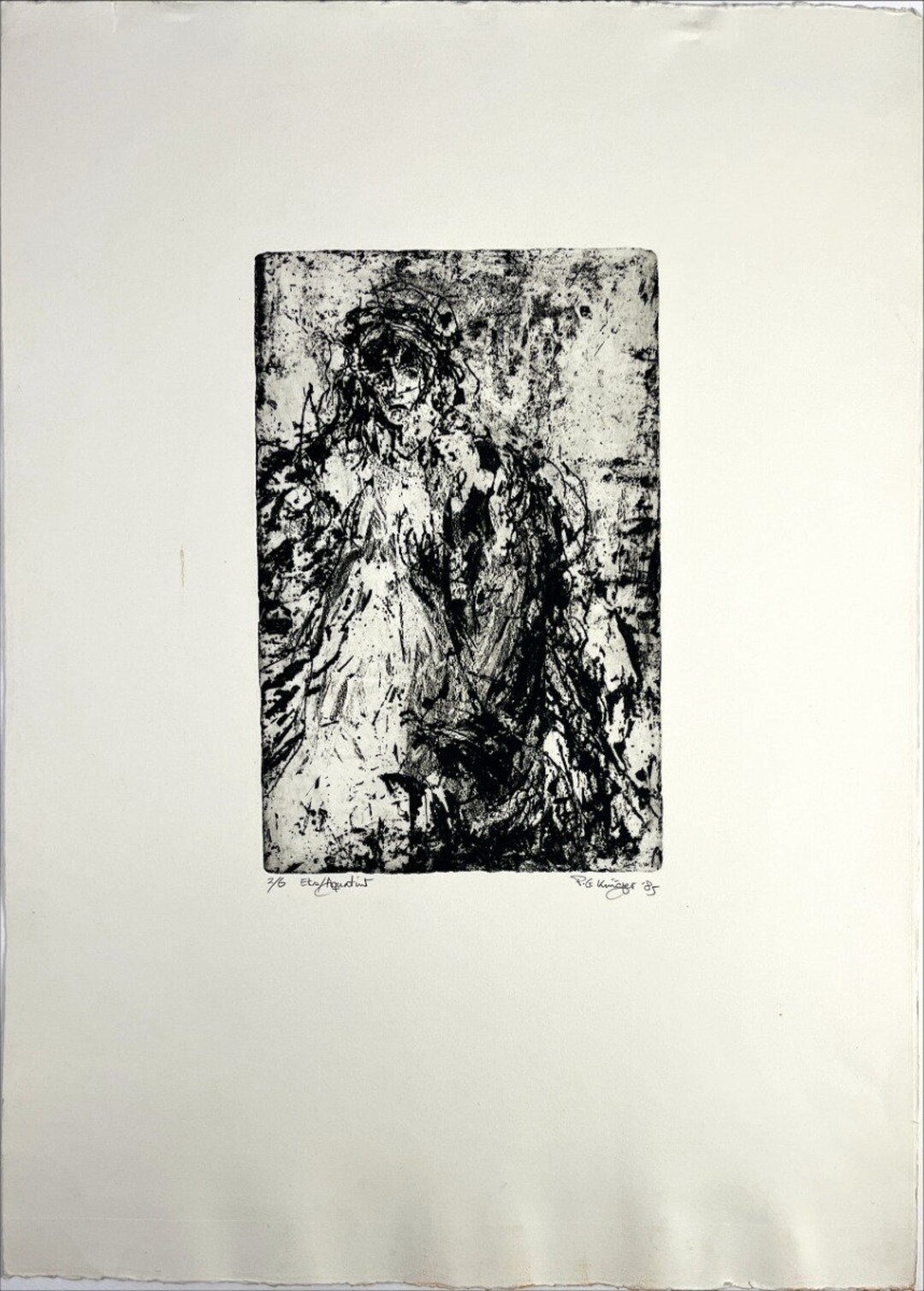 Undecipherable Artist - Etching - Hand Signed - Etsy
