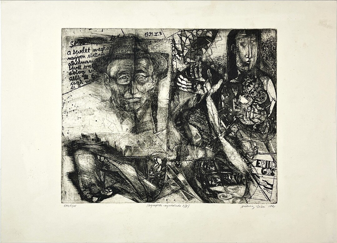Undecipherable Artist - Etching - Hand Signed - Etsy
