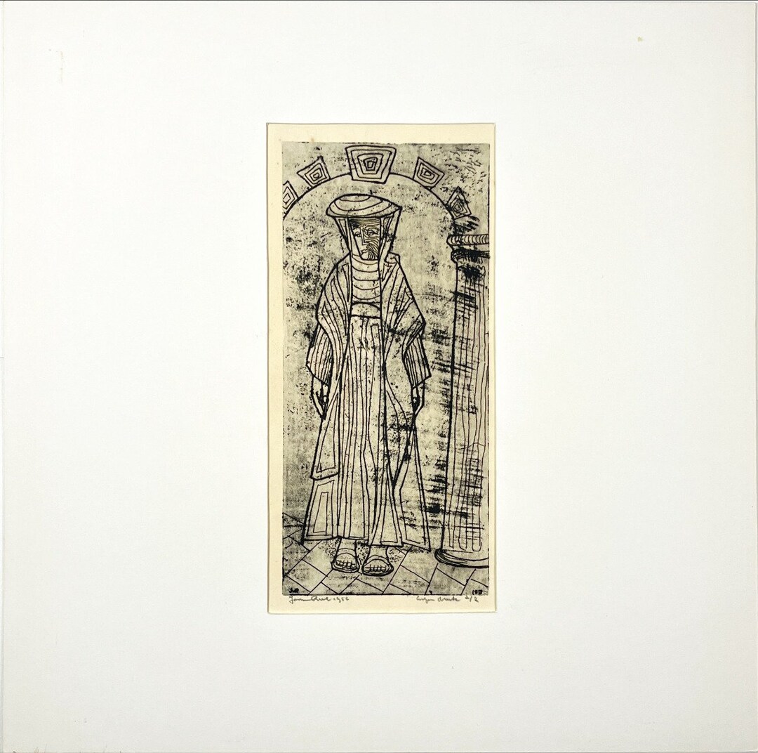 Jan Van Riel Etching Hand Signed - Etsy