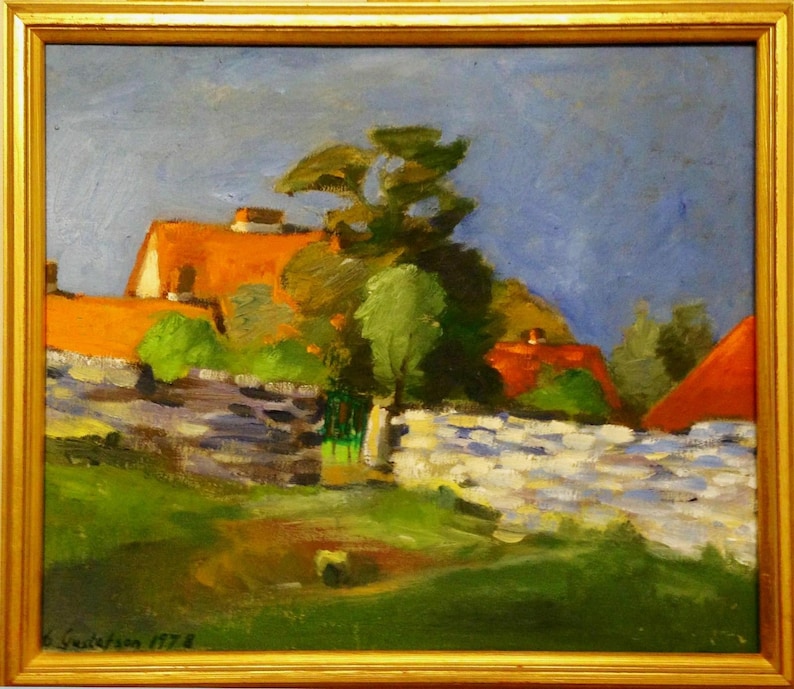 Gustafson Oil Painting on Canvas - Handsigned - Etsy