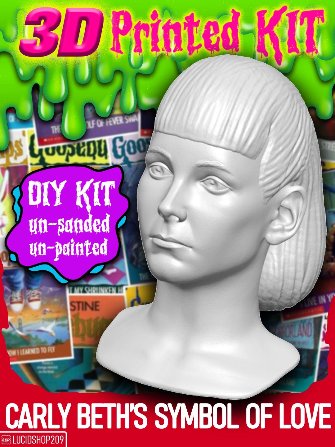 Goosebumps Carly Beth's Symbol of Love Statue - Etsy