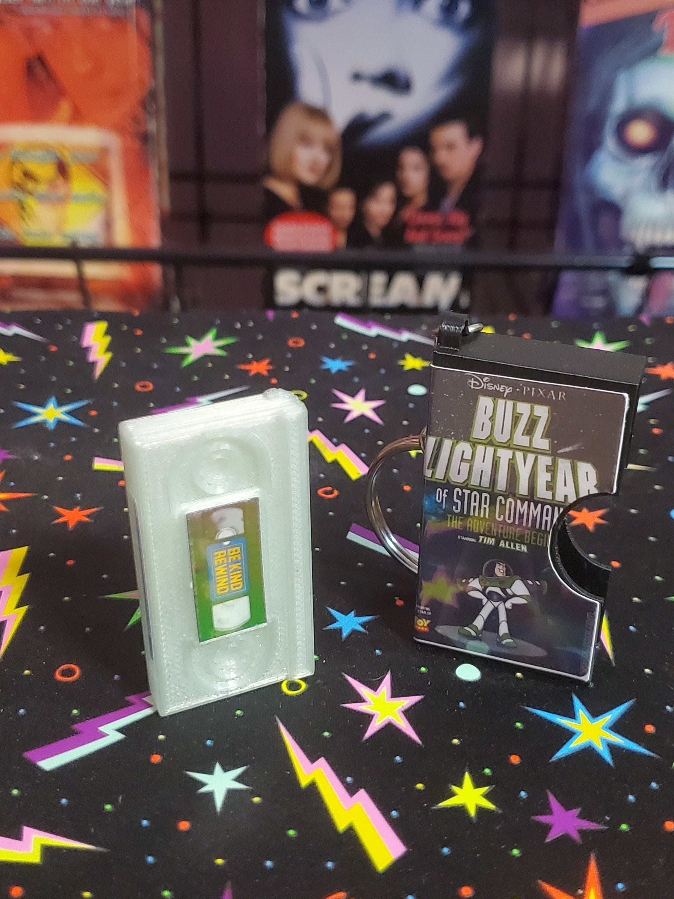 Mini VHS Keychain With Removable Tape - Etsy