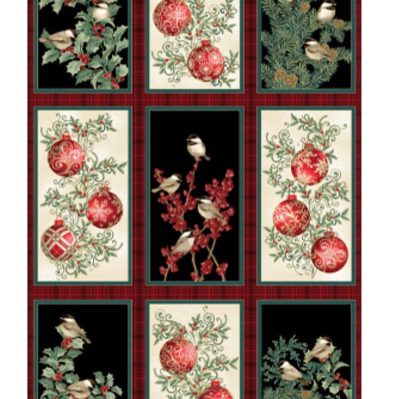 Christmas Quilt Panels - Etsy