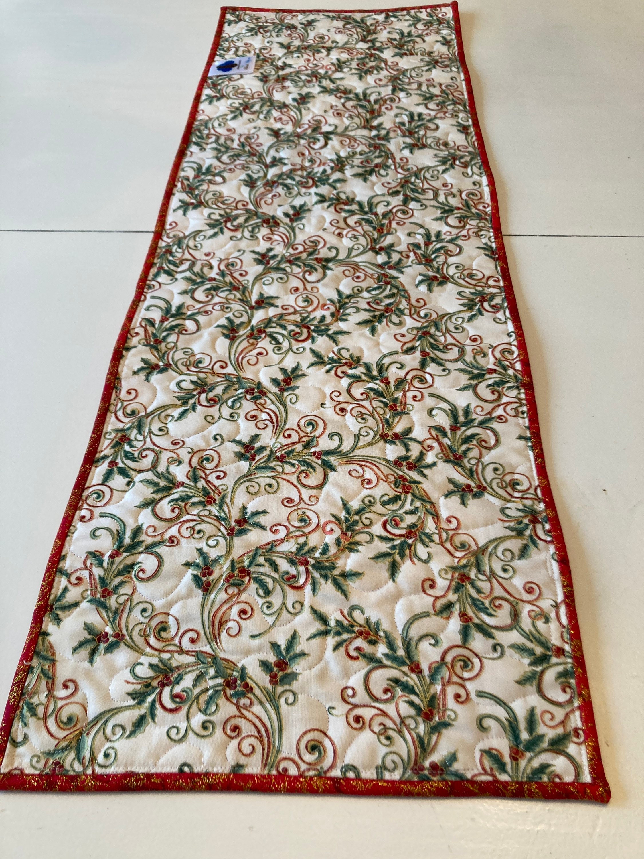 Christmas Peppermint Table Runner Handmade Keepsake Table - Etsy