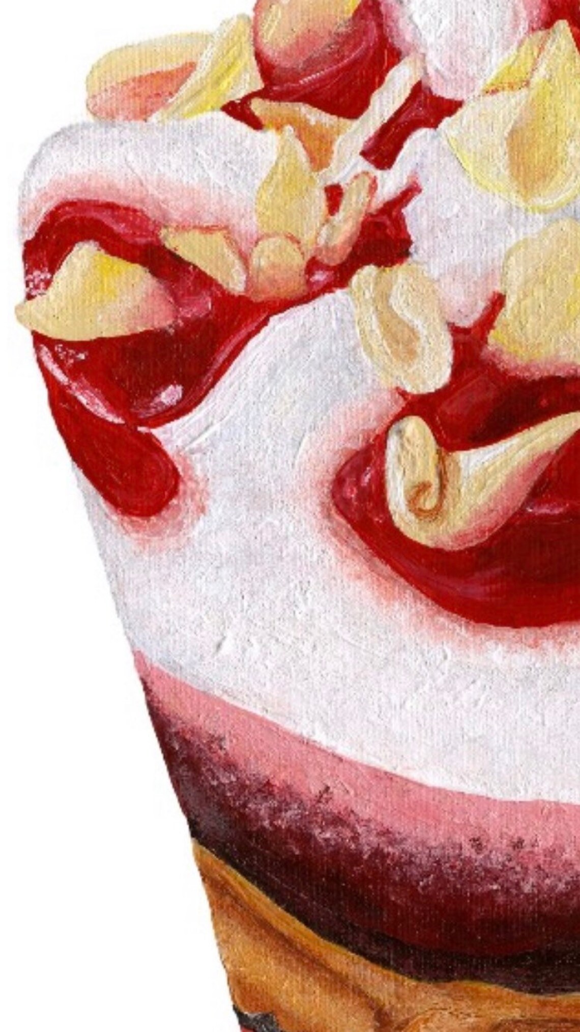 Strawberry Cornetto Limited Edition Giclée Fine Art Print - Etsy