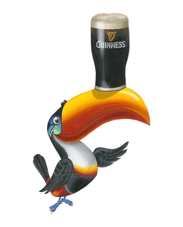 Guinness Toucan Limited Edition Giclée Fine Art Print - Etsy