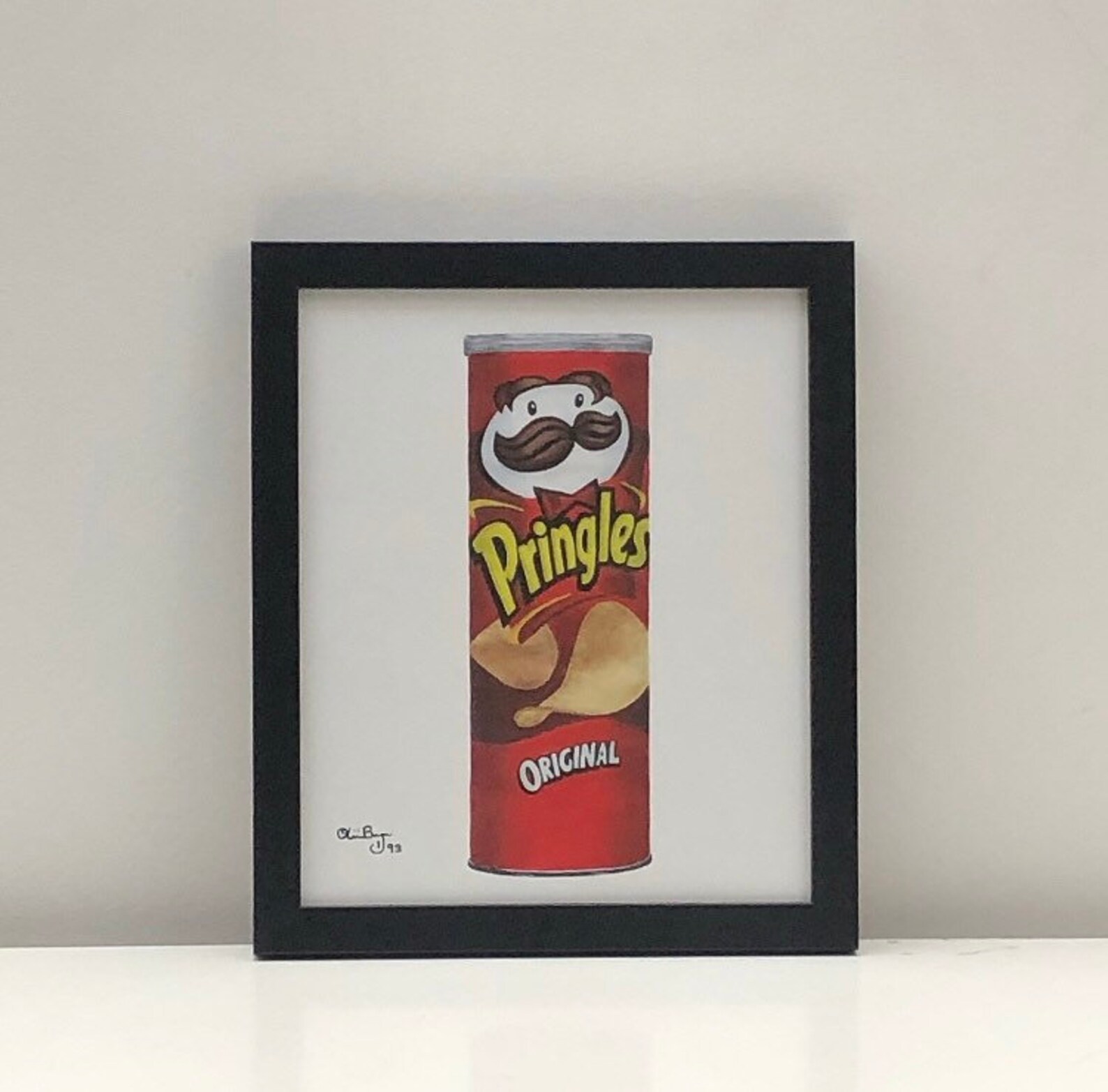 Pringles Original Flavour Limited Edition Giclée Fine Art Print - Etsy ...