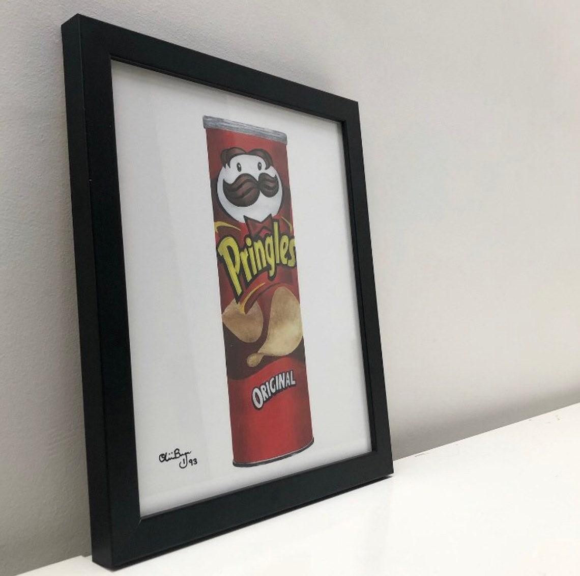 Pringles Original Flavour Limited Edition Giclée Fine Art Print - Etsy ...