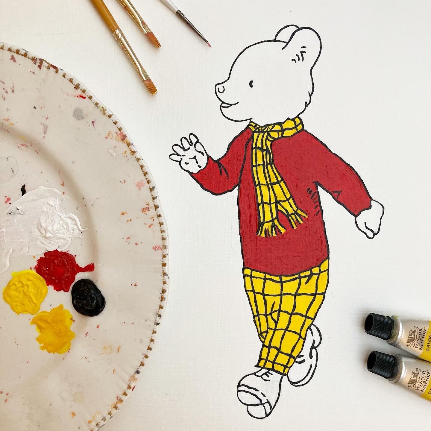 Rupert Bear Limited Edition Giclée Fine Art Print - Etsy UK