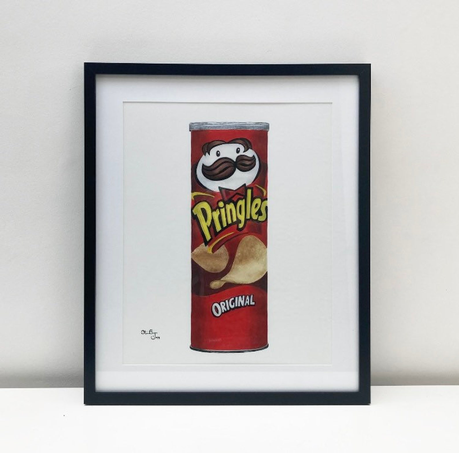Pringles Original Flavour Limited Edition Giclée Fine Art Print - Etsy