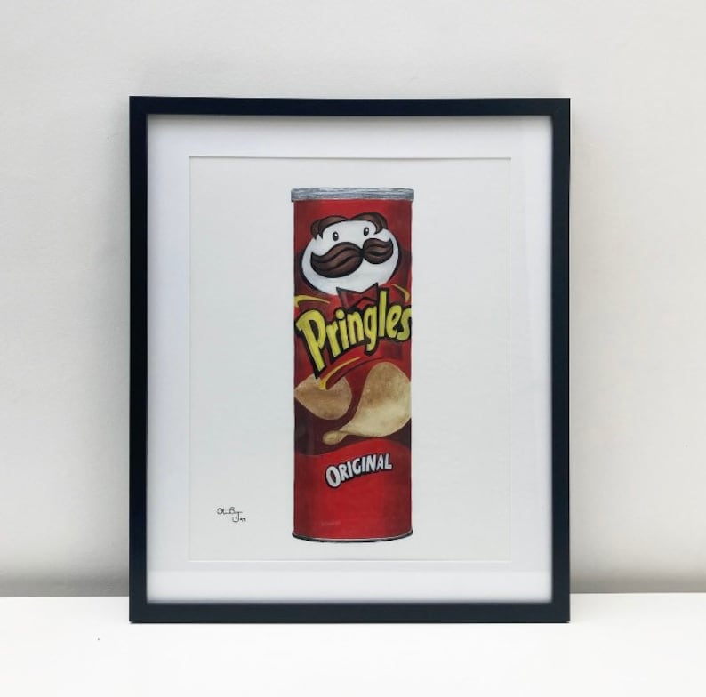 Pringles Original Flavour Limited Edition Giclée Fine Art Print - Etsy