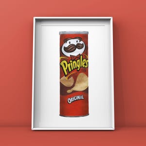 Pringles Original Flavour Limited Edition Giclée Fine Art Print - Etsy