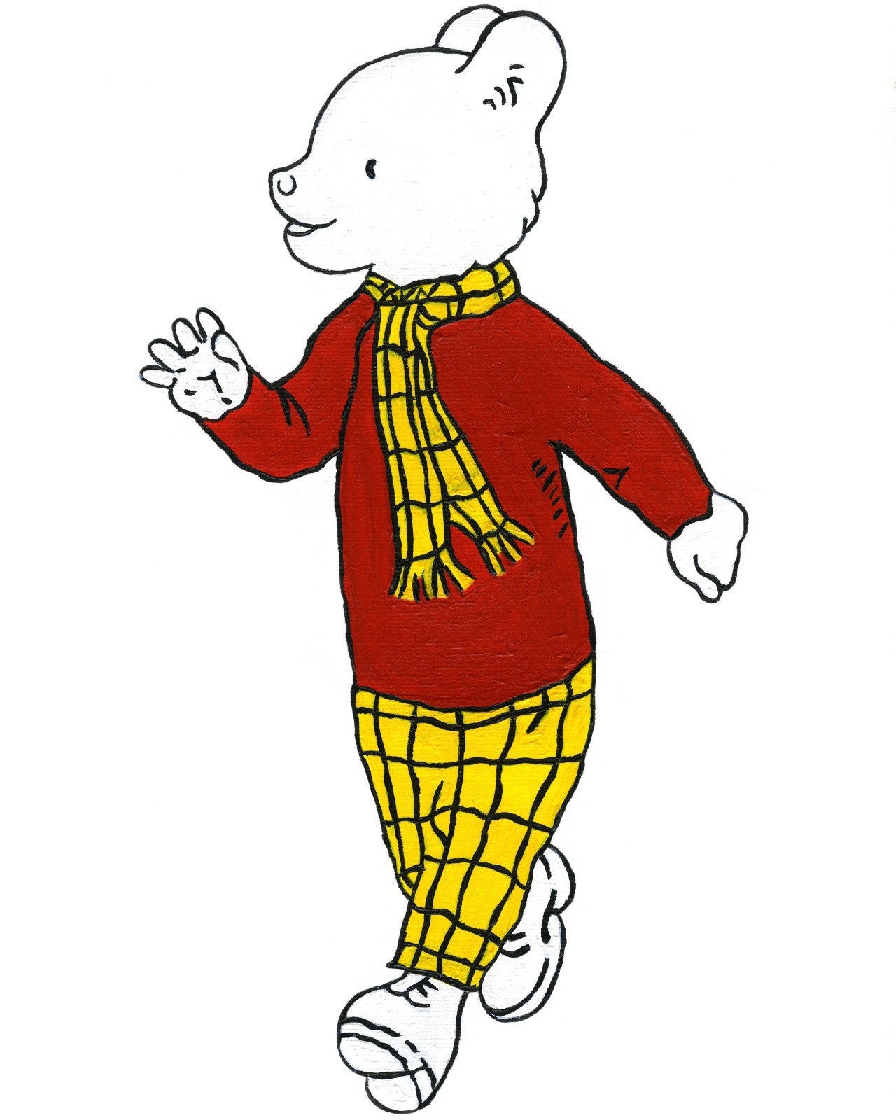 Rupert Bear Limited Edition Giclée Fine Art Print - Etsy UK