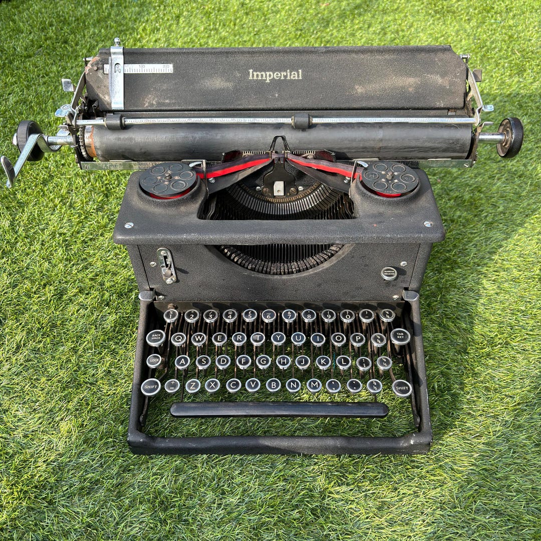 Imperial Model 50 1930s-1940s Typewriter, Cast Iron, Maintained & in ...