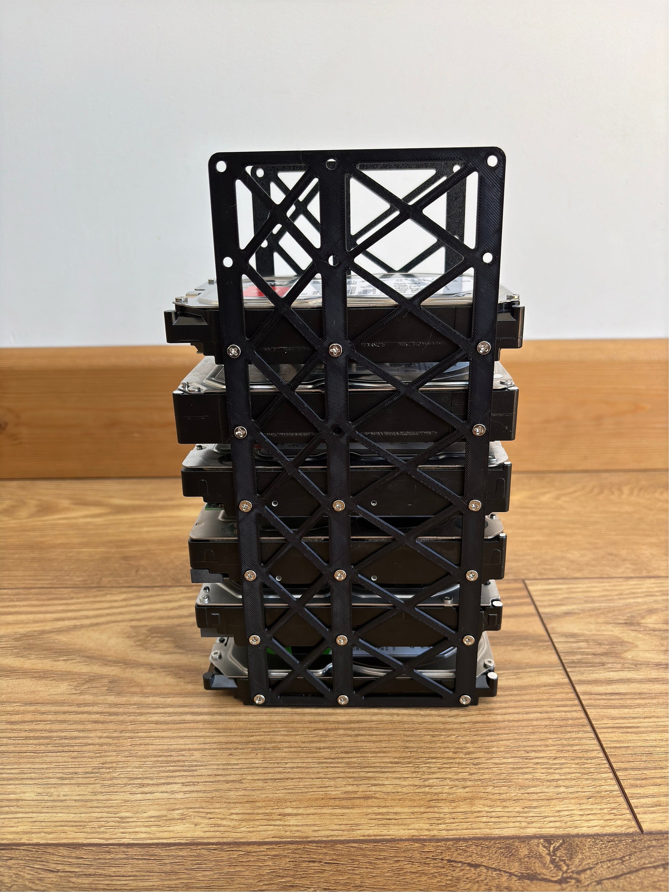 3.5 HDD Hard Drive Rack / Holder, Stand, Enclosure | Holds 8 Drives ...