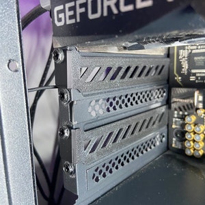 3D Printed Pcie Slot Covers for PC Cases - Etsy