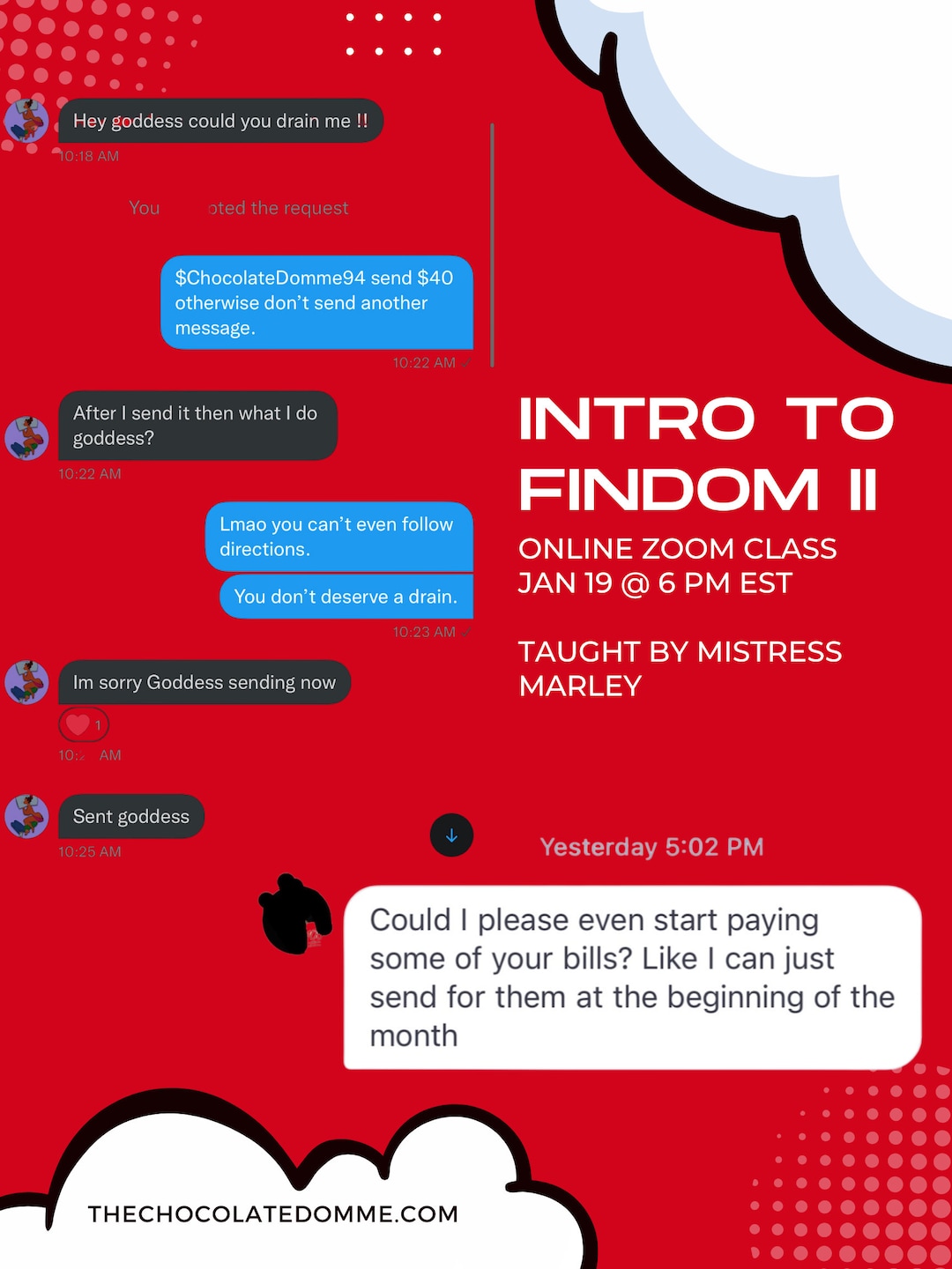 Intro to Findom - Zoom + Powerpoint - Etsy