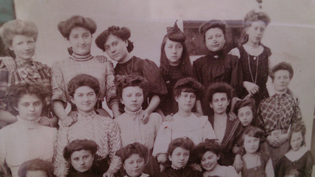 Former Photo of French Boarding School, in Lyon - 1908 - Antique French Boarding School ...