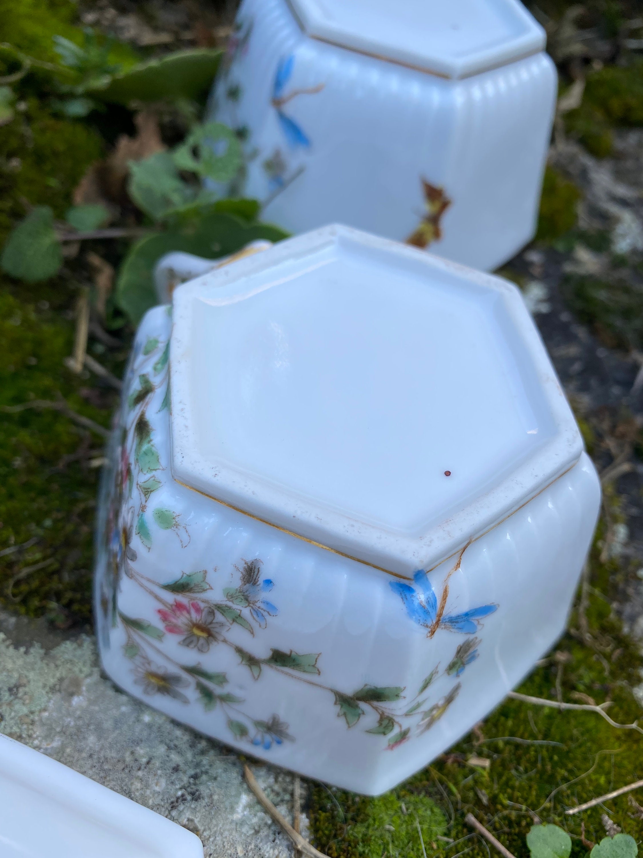 Vintage Fine Porcelain Coffee Maker and Its Two Cups - Etsy