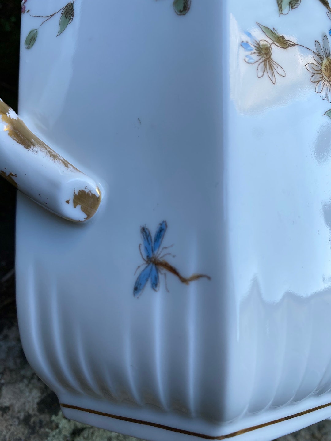 Vintage Fine Porcelain Coffee Maker and Its Two Cups - Etsy