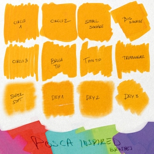 POSCA Inspired Procreate Brushset for iPad and Iphone, 12 Brushes + 1 ...