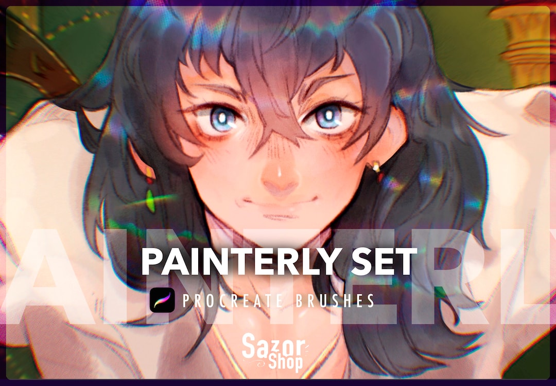 Sazor Pro Traditional Painterly Procreate Brushset for iPad (17 Digital ...