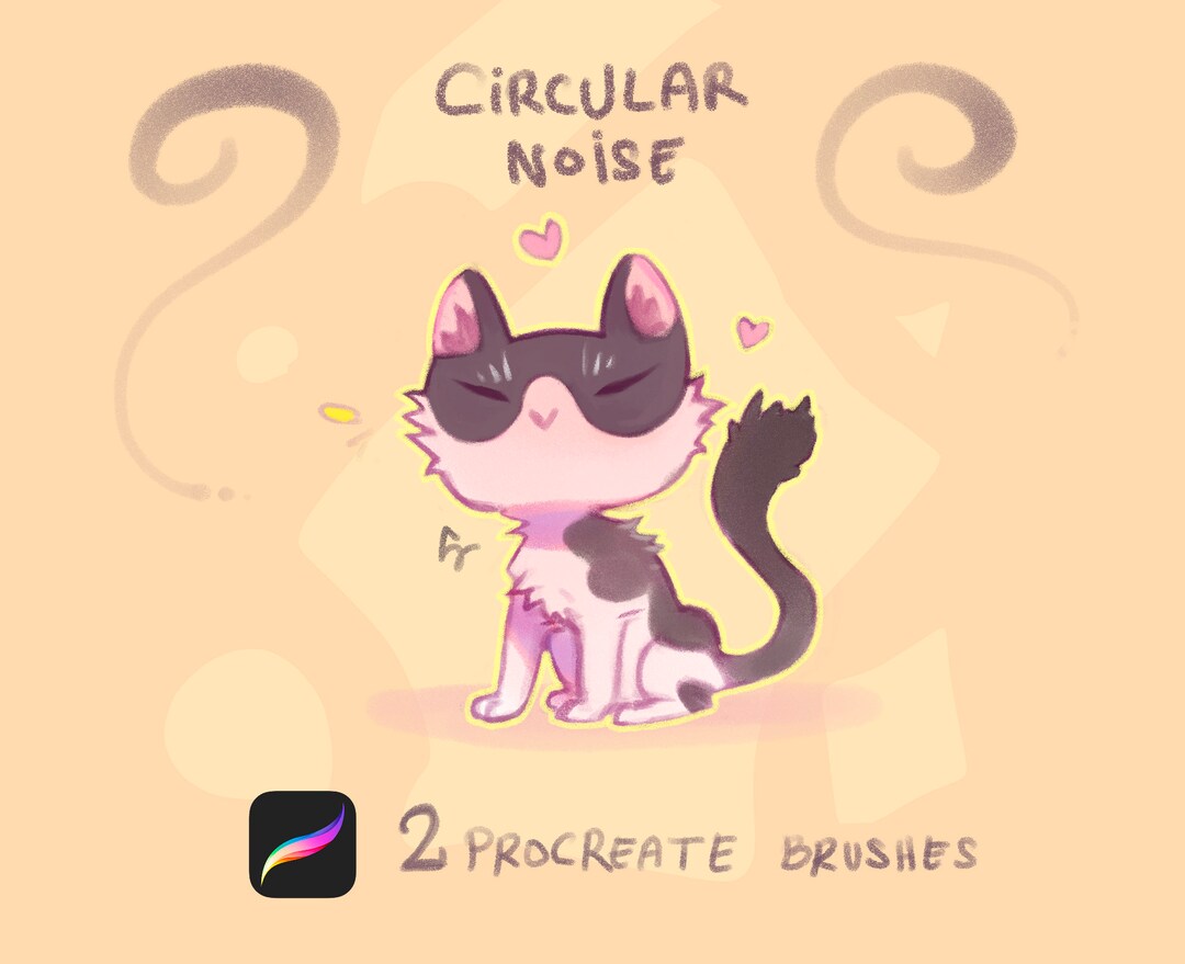 Sazor Circular Noise Procreate Mini Pack for iPad and Iphone, 2 Brushes ...