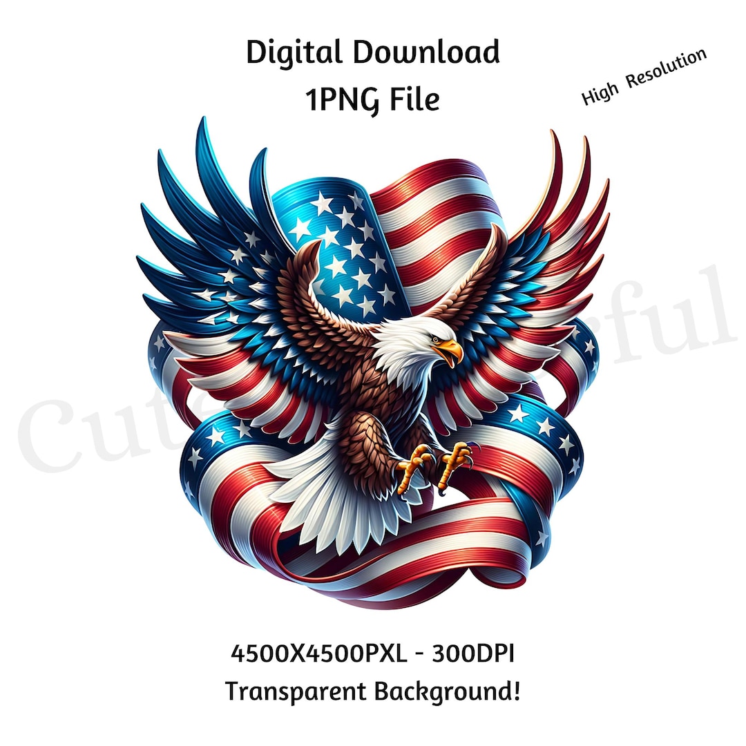 Eagle Flag PNG | Transparent Clipart Eagle Flag | USA Eagle Flag ...