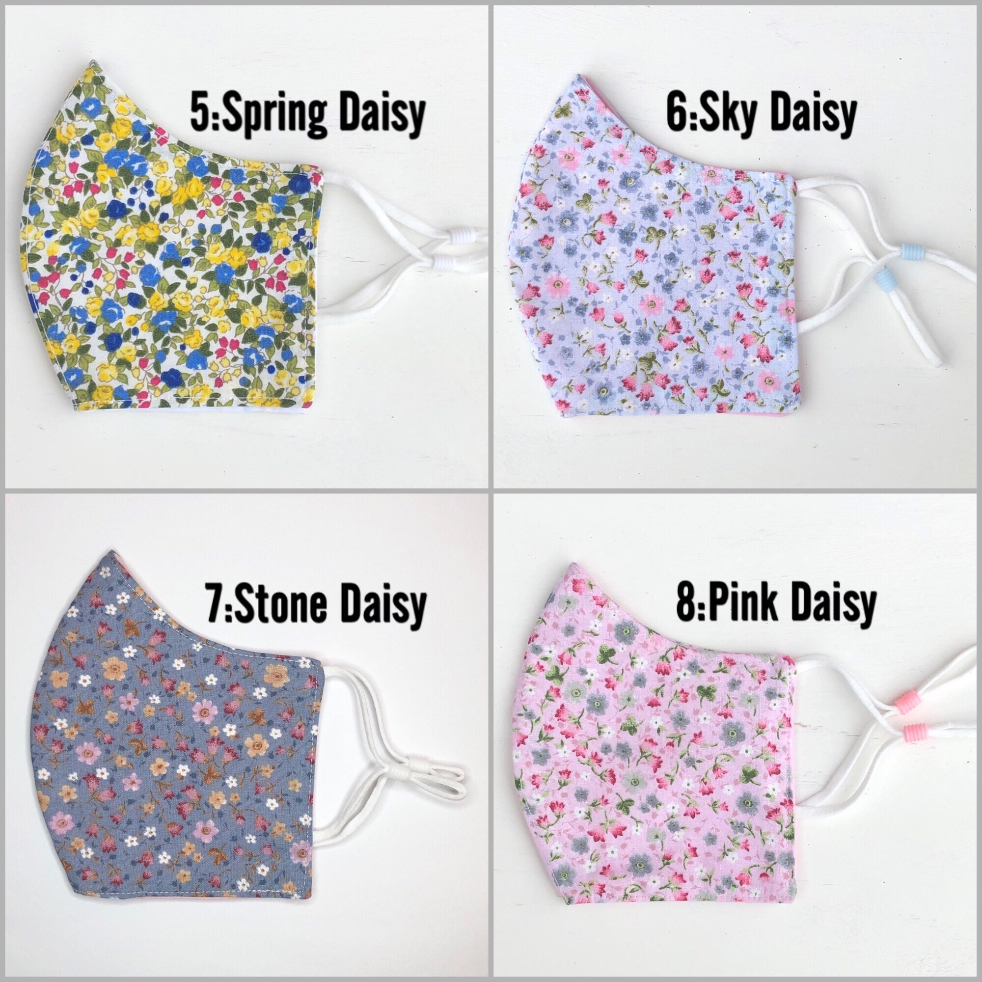 Adjustable WOMEN Mask Women Face Mask Handmade Women Face | Etsy UK