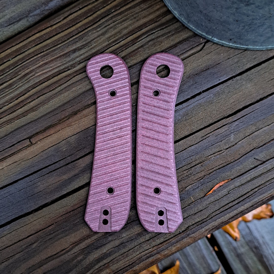 Angled Flute Redstone Richlite Knafs Co. Lander 1 Scales - Etsy